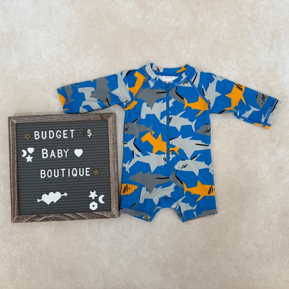 Hanna Andersson | Swim | Hanna Andersson Blue And Orange Shark One ...